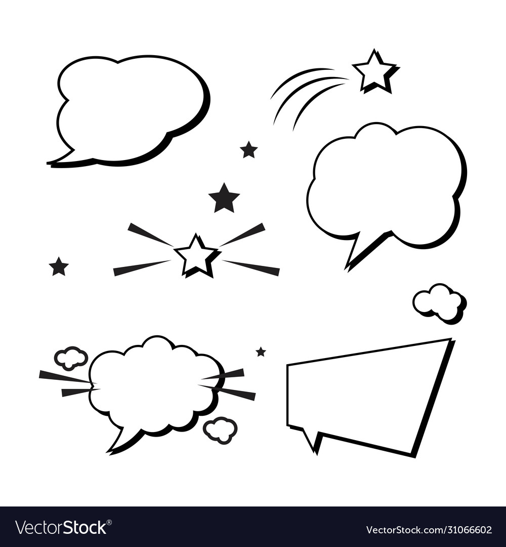 Comic book design element Royalty Free Vector Image