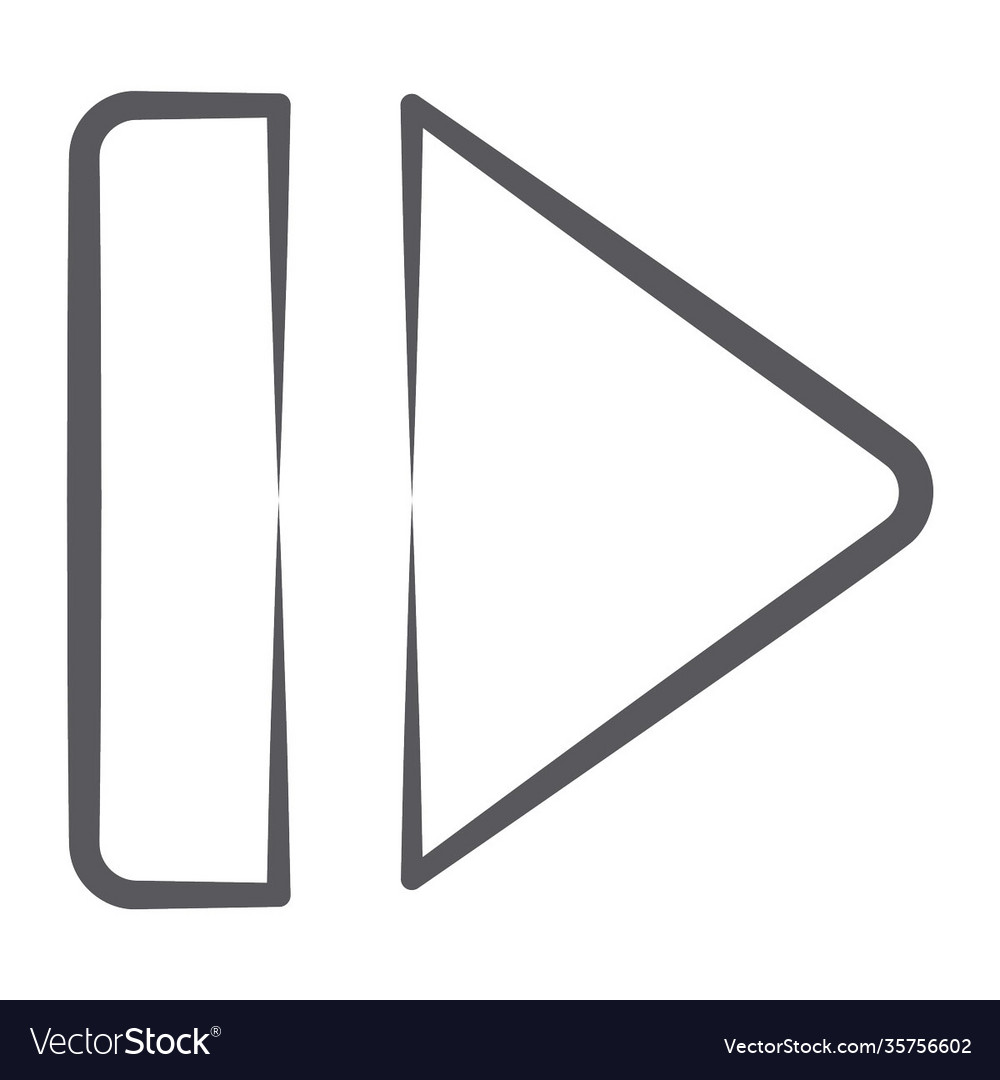 Forward arrow Royalty Free Vector Image - VectorStock