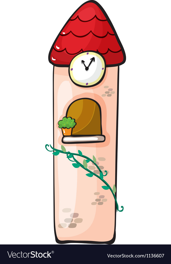 A tower Royalty Free Vector Image - VectorStock