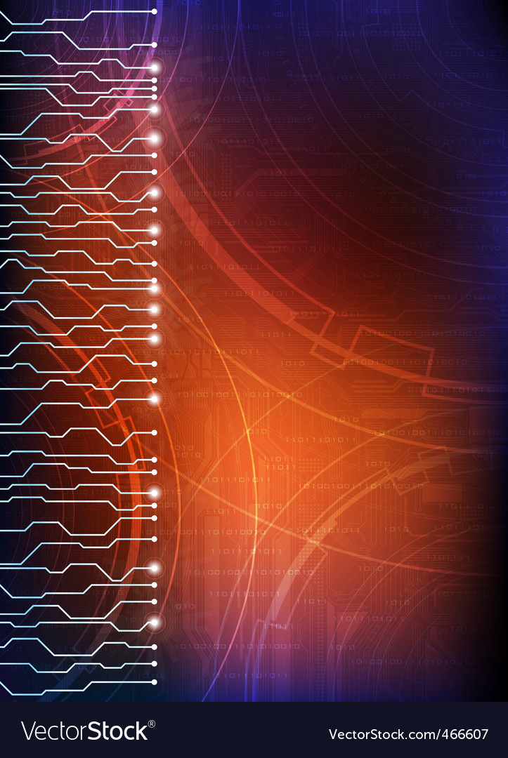 Technology theme background format Royalty Free Vector Image