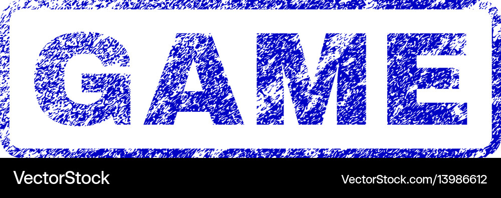 Game rubber stamp Royalty Free Vector Image - VectorStock