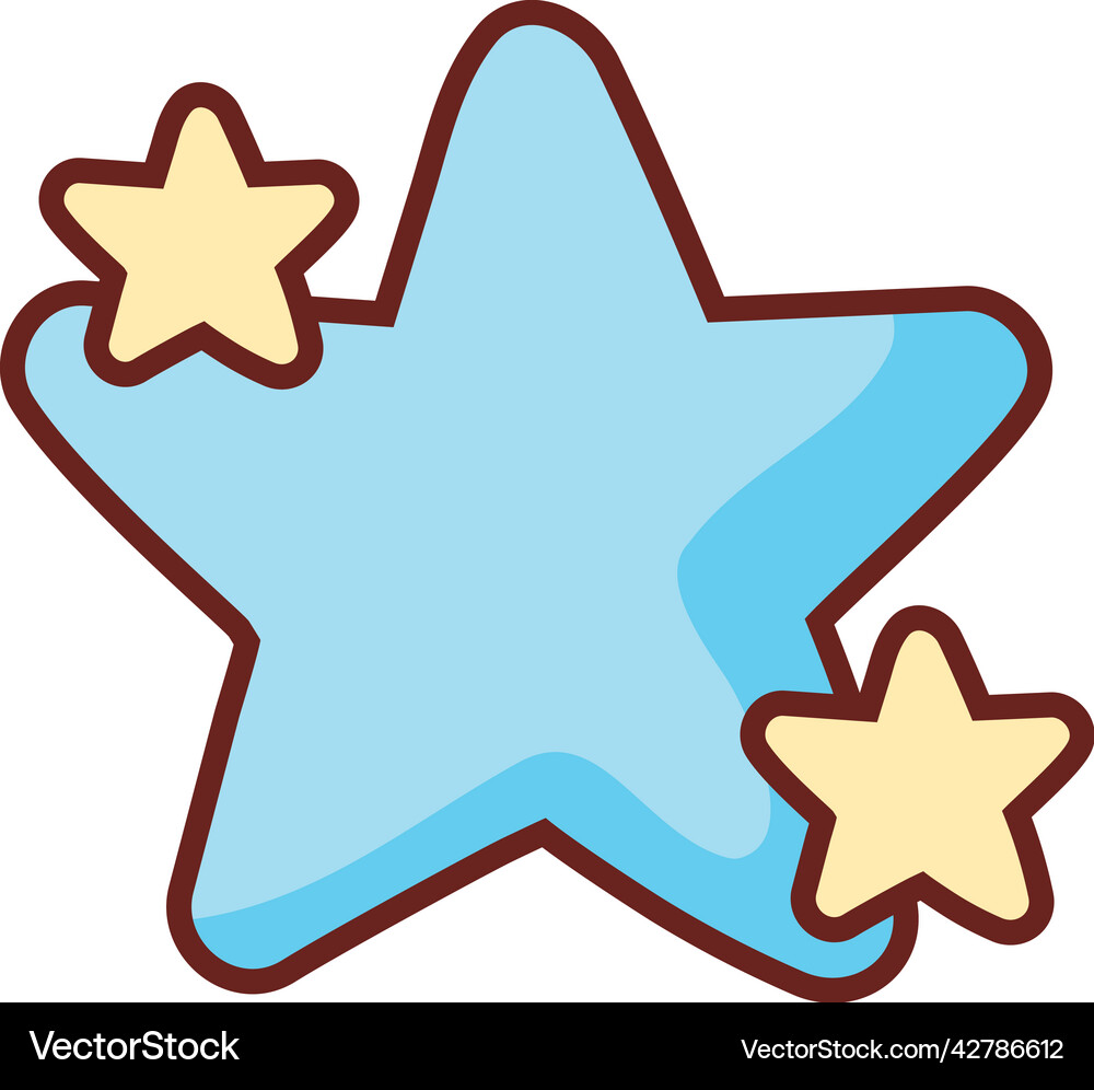 Stars social media Royalty Free Vector Image - VectorStock