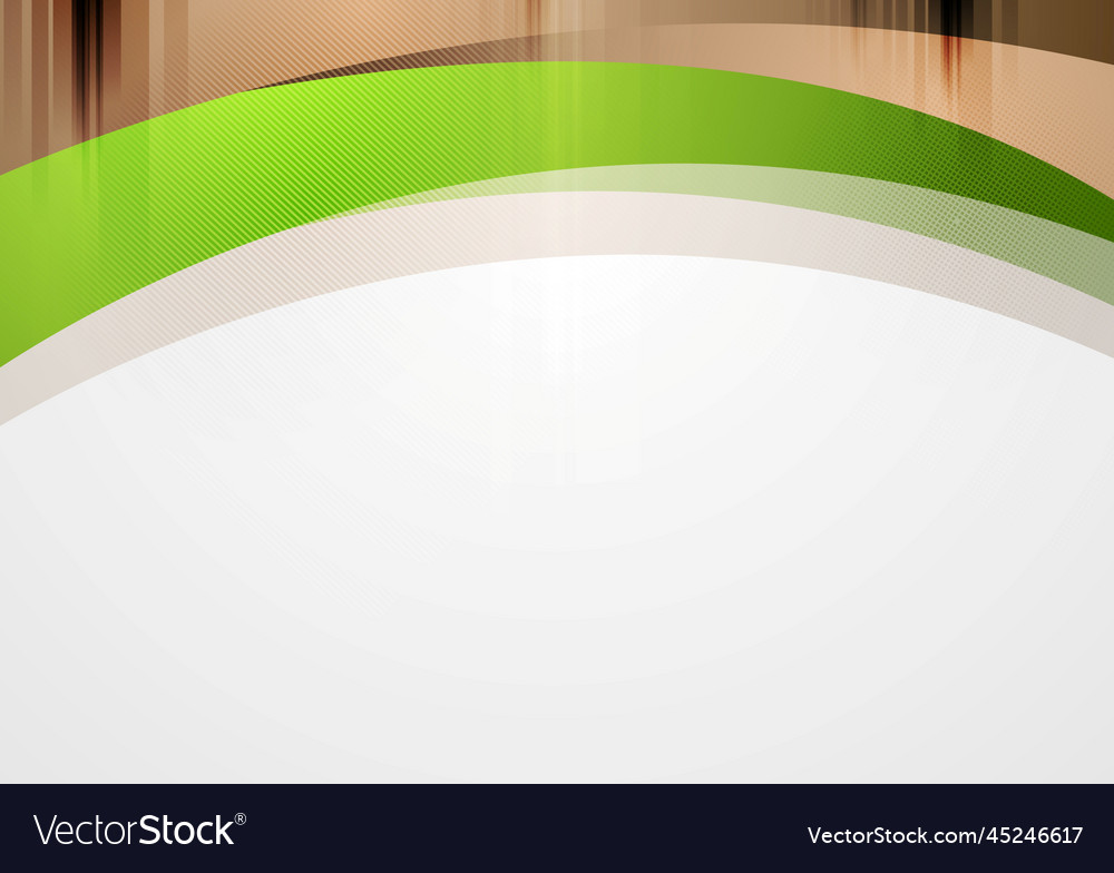 Abstract vibrant tech waves background Royalty Free Vector