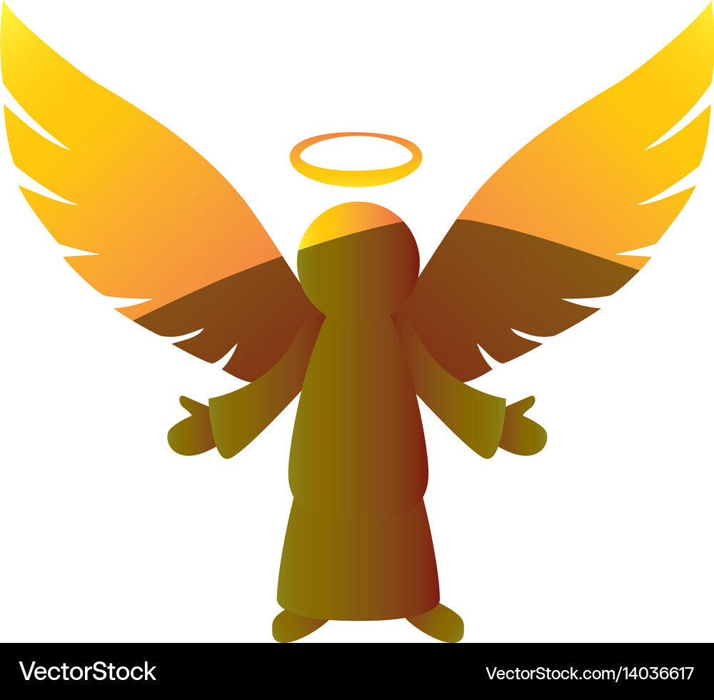 Holy spiritual angel Royalty Free Vector Image