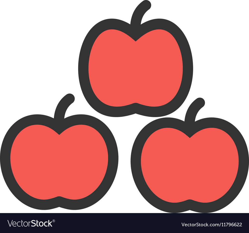 Apples Royalty Free Vector Image - VectorStock