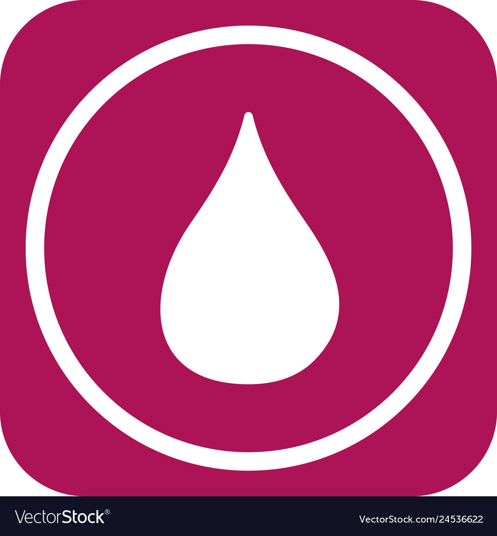 Drop icon Royalty Free Vector Image - VectorStock