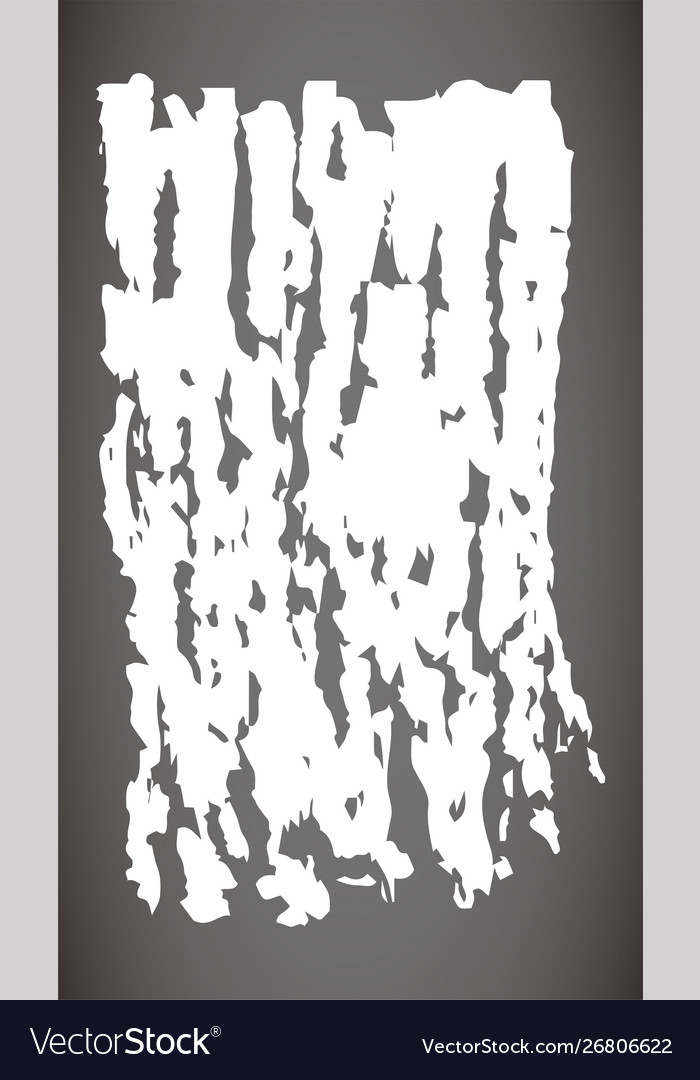 Hand-drawn short white thick brush vertical line Vector Image Hand-drawn short white thick brush vertical line Vector Image