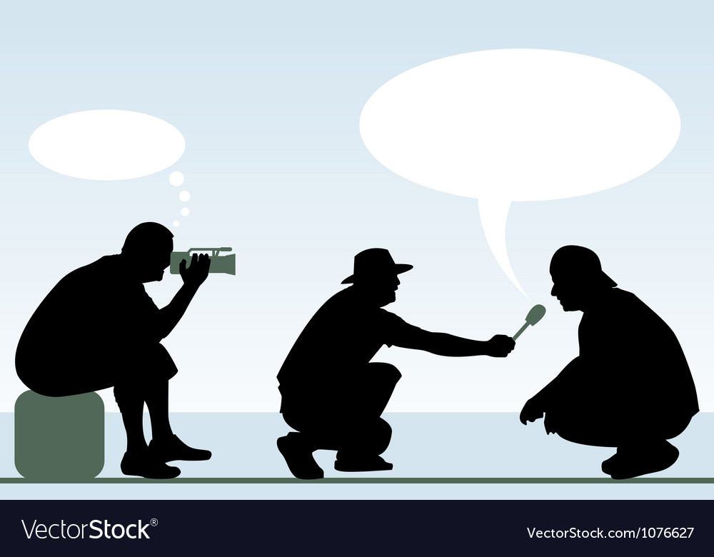 Interview Royalty Free Vector Image - VectorStock