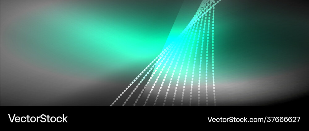 Neon shiny color background with light glowing Vector Image