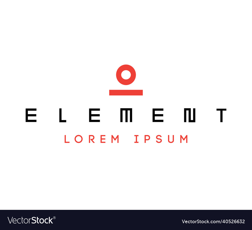 Element logo Royalty Free Vector Image - VectorStock