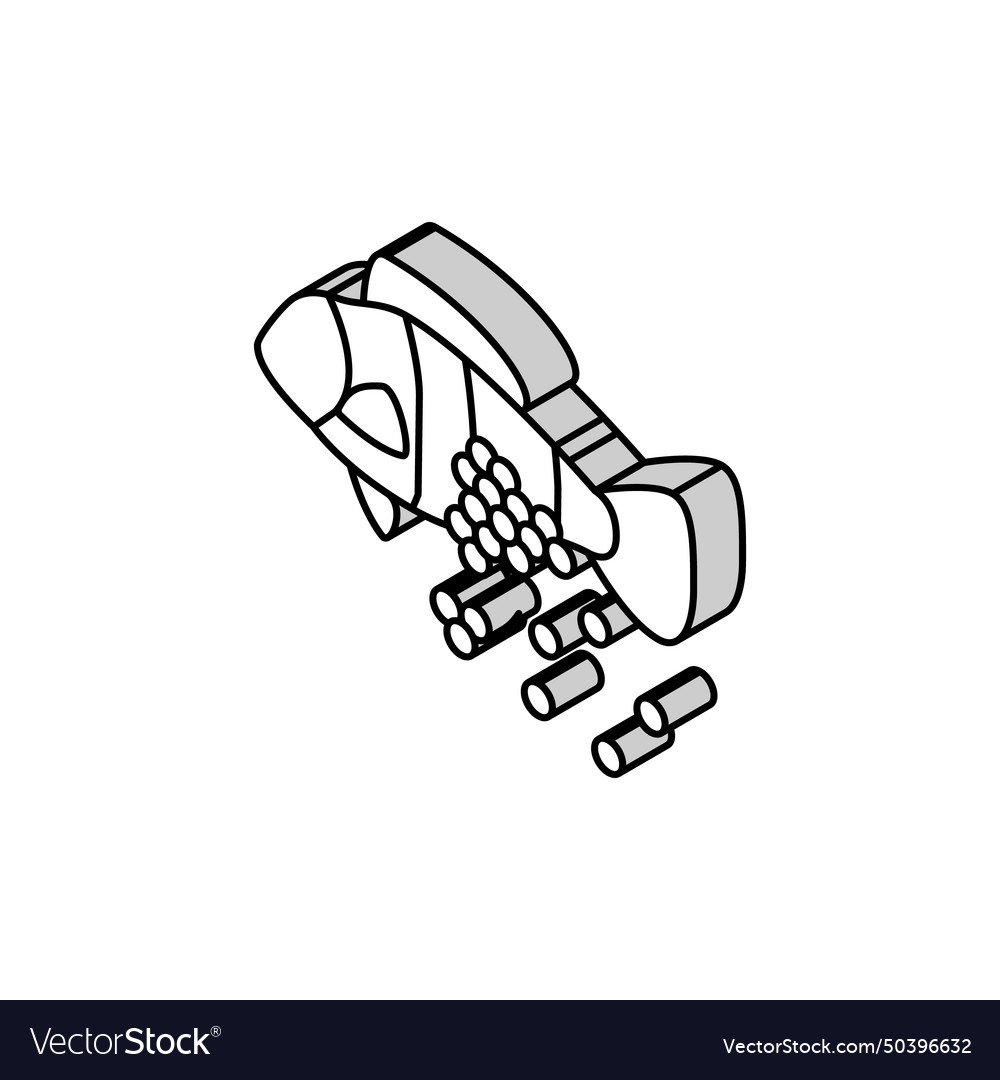 Plastic microbeads in fish isometric icon Vector Image Plastic microbeads in fish isometric icon Vector Image