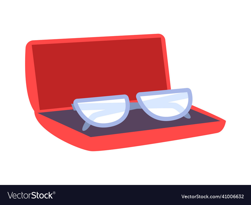 Spectacles flat icon Royalty Free Vector Image