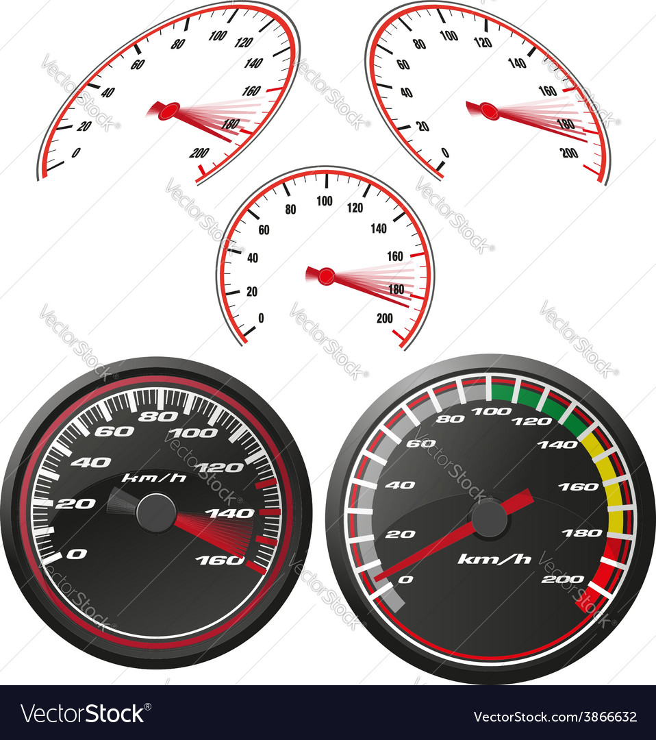 Speedometer Royalty Free Vector Image - VectorStock