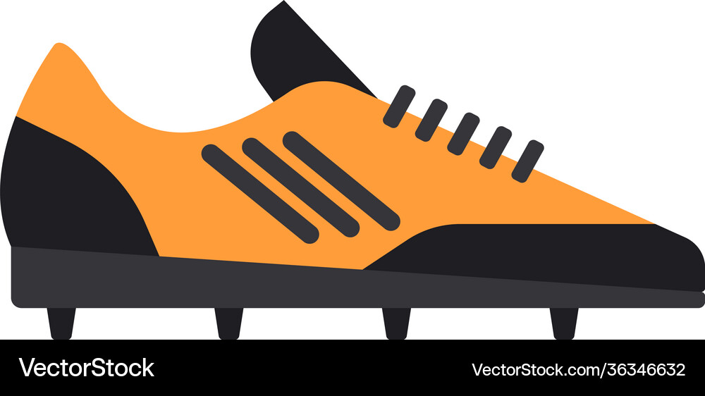 Sport soccer boot isolated on white Royalty Free Vector