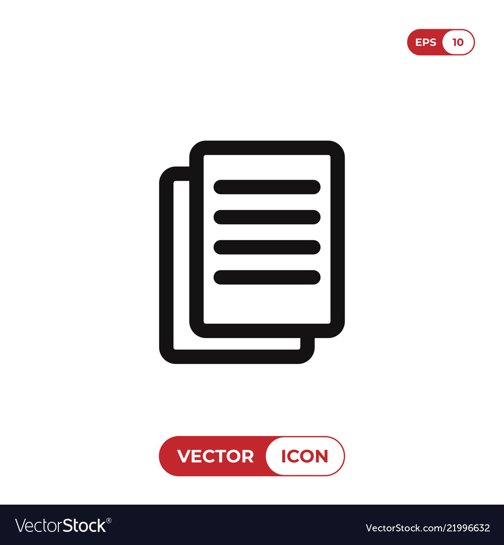 Text documents icon Royalty Free Vector Image - VectorStock
