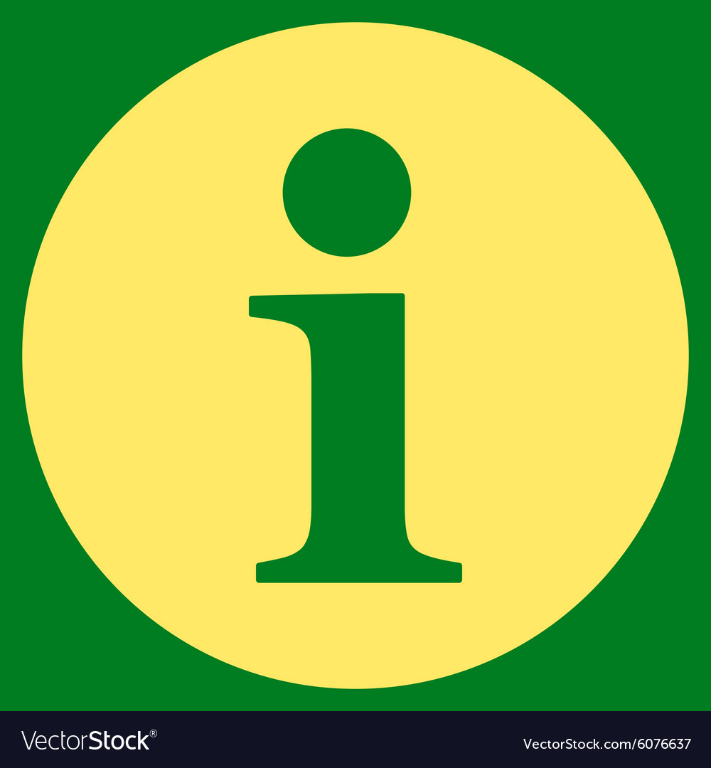 Information flat yellow color icon Royalty Free Vector Image Information flat yellow color icon Royalty Free Vector Image