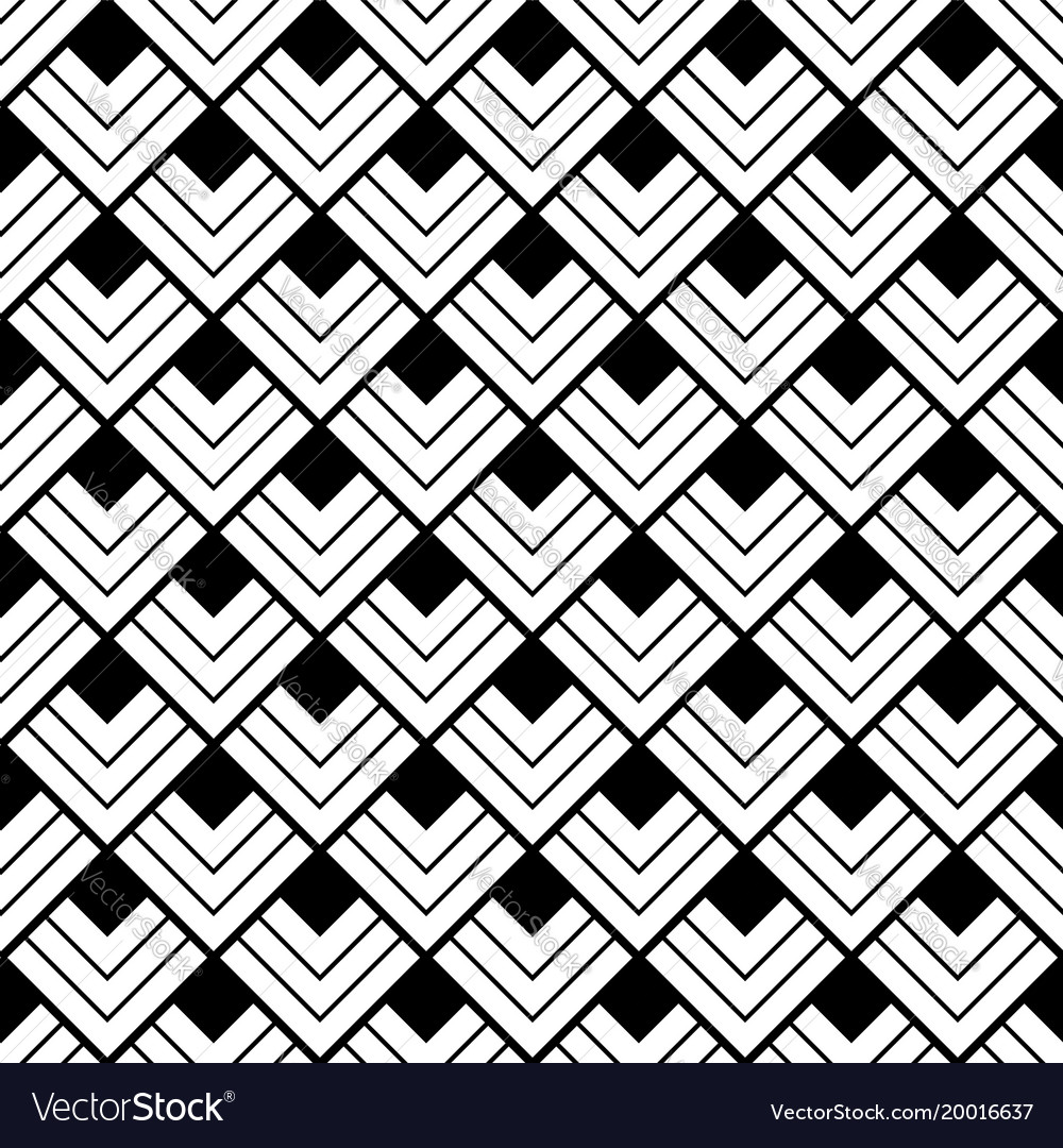 Square pattern black and white Royalty Free Vector Image