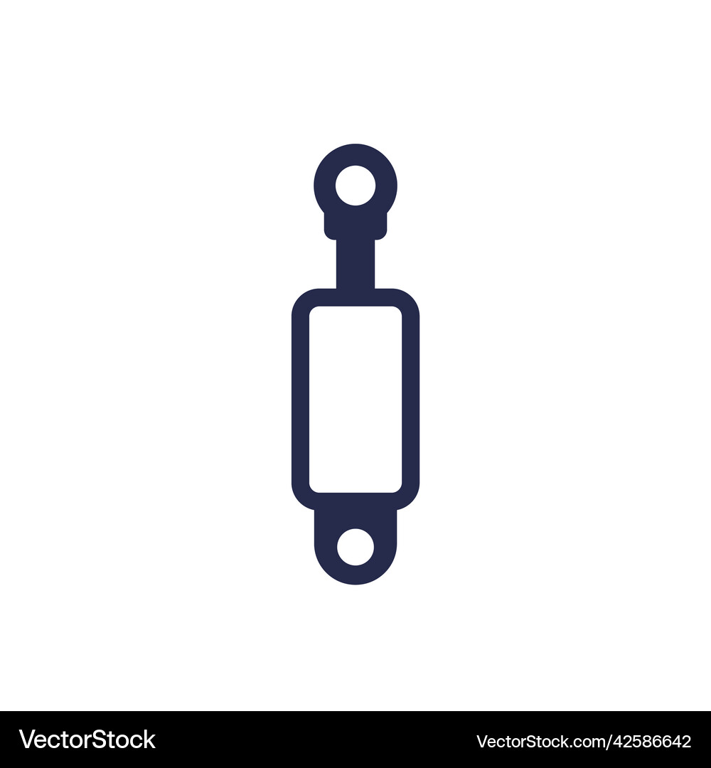 Hydraulic cylinder icon sign Royalty Free Vector Image