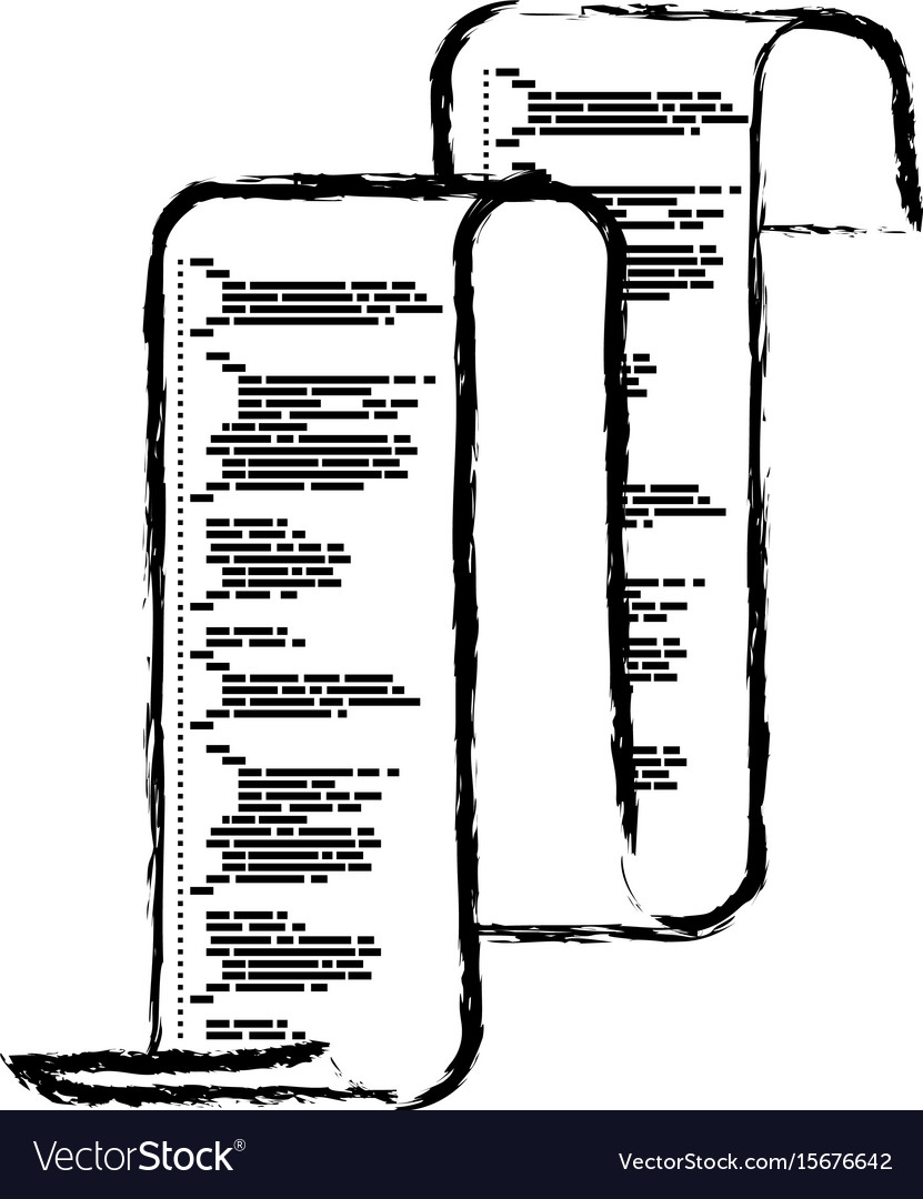 Monochrome blurred silhouette continuously Vector Image