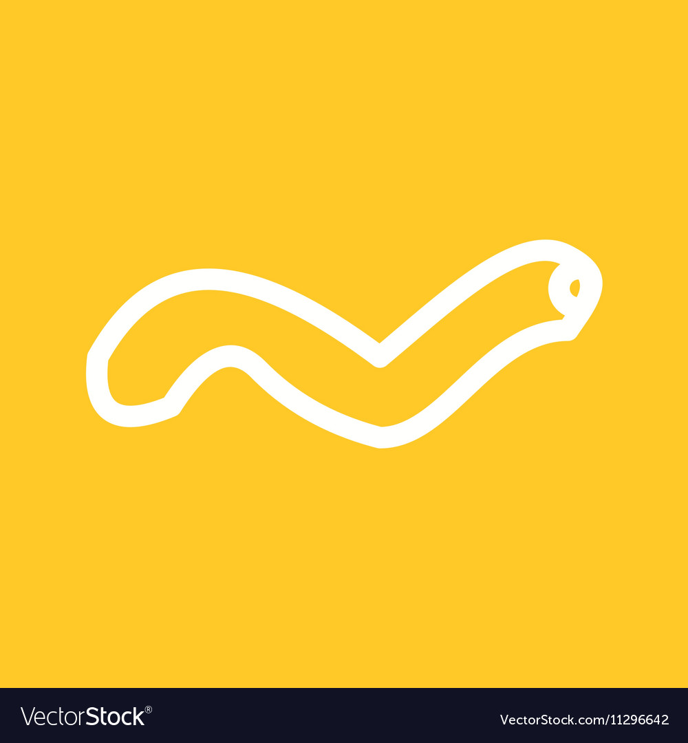 Worm Royalty Free Vector Image - VectorStock
