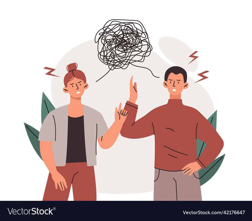 Different opinion concept Royalty Free Vector Image Different opinion concept Royalty Free Vector Image