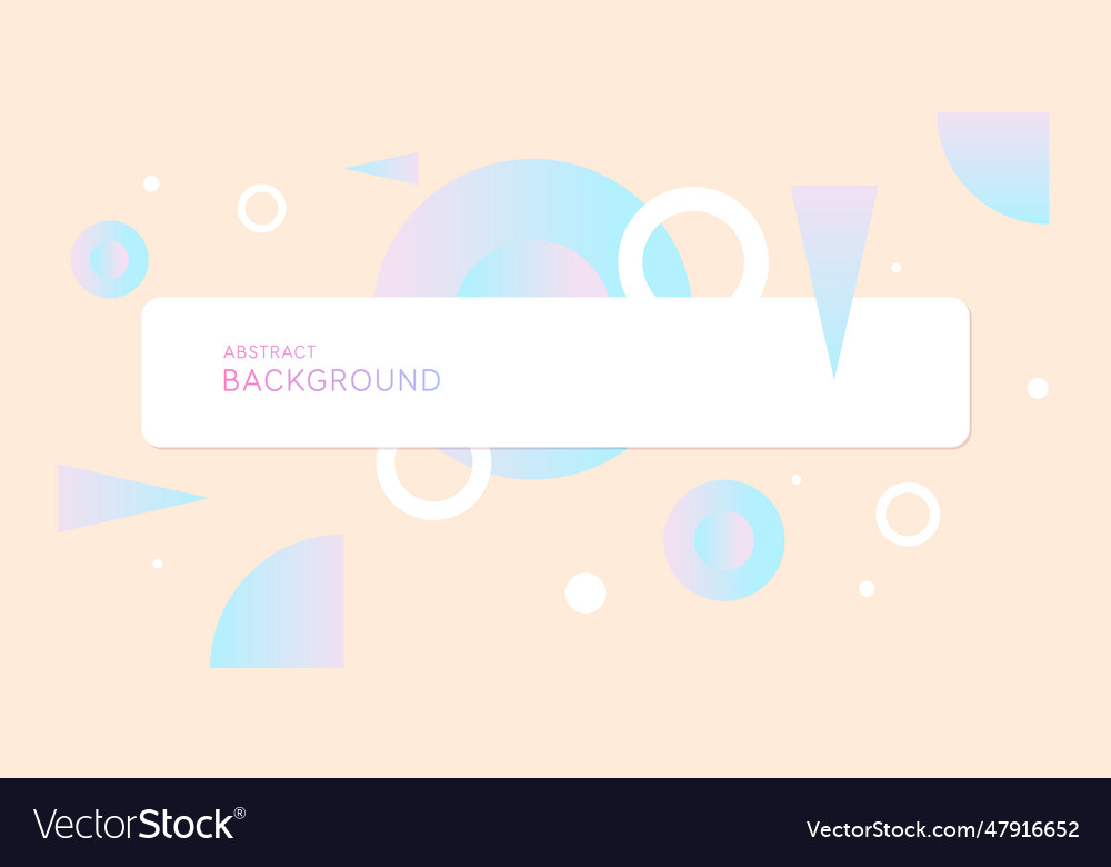 Abstract background with simple elements an image Vector Image