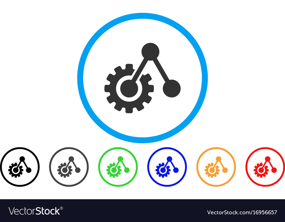 Engine structure rounded icon Royalty Free Vector Image Engine structure rounded icon Royalty Free Vector Image