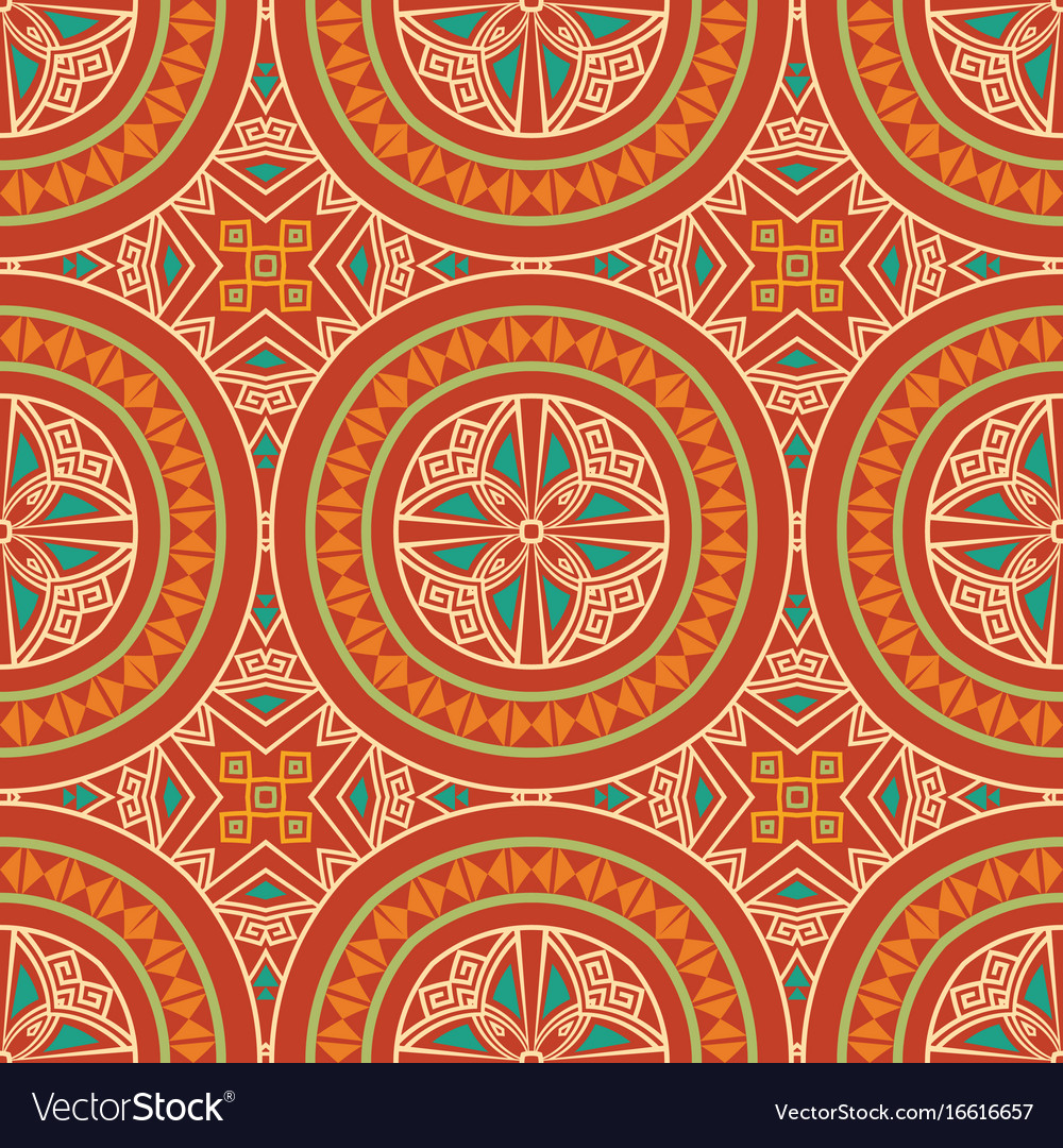 Ethnic seamless pattern Royalty Free Vector Image