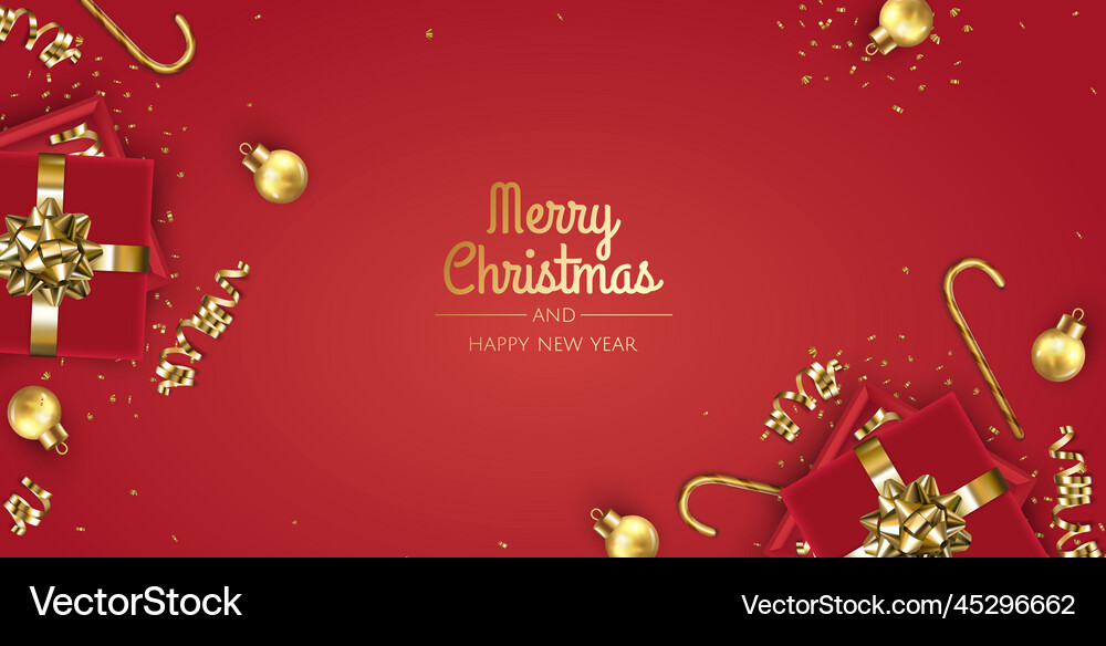 Christmas banner xmas background design Royalty Free Vector