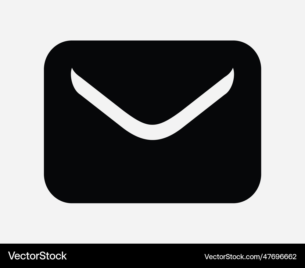 Envelope icon sign symbol mail message email post Vector Image