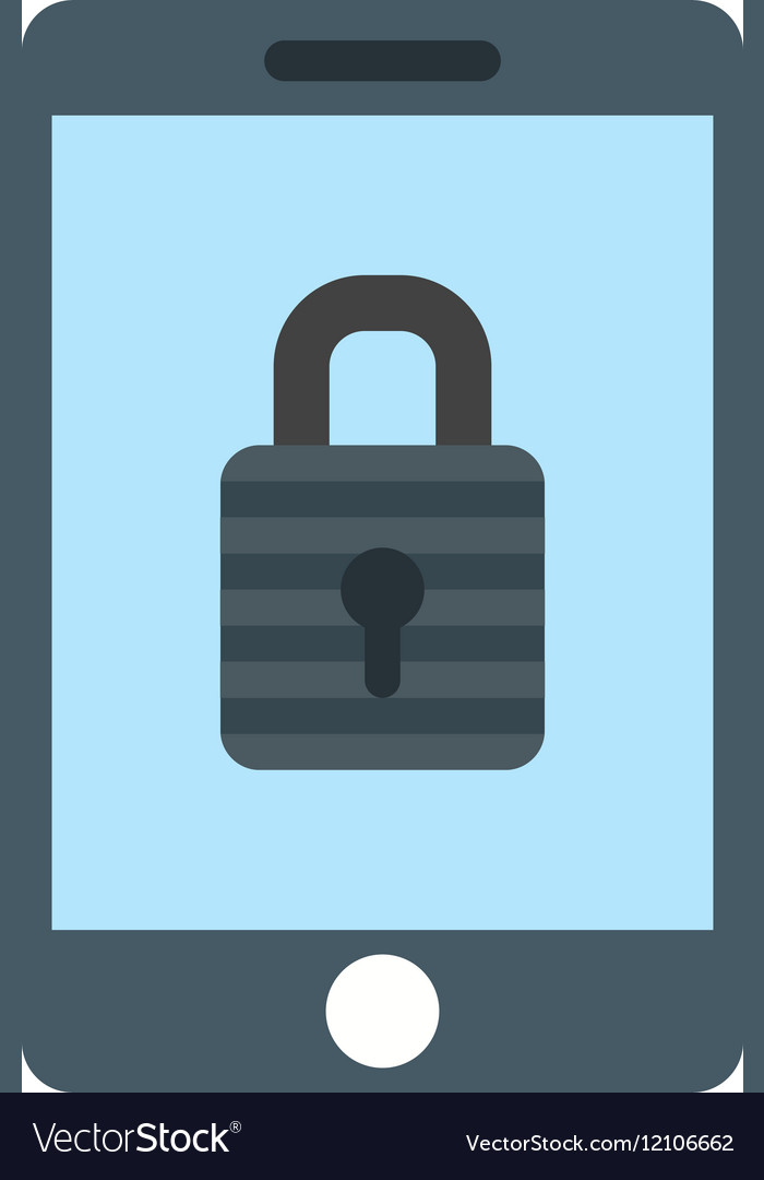 Secure device Royalty Free Vector Image - VectorStock