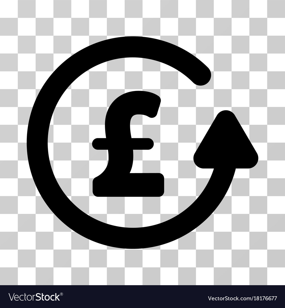 Chargeback pound icon Royalty Free Vector Image Chargeback pound icon Royalty Free Vector Image
