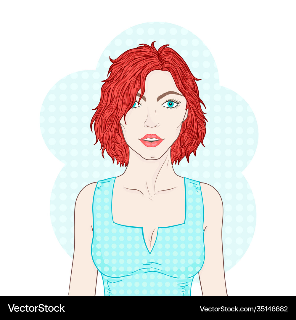Beautiful young woman Royalty Free Vector Image