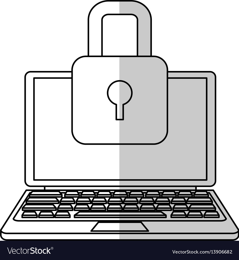 Computer device icon Royalty Free Vector Image