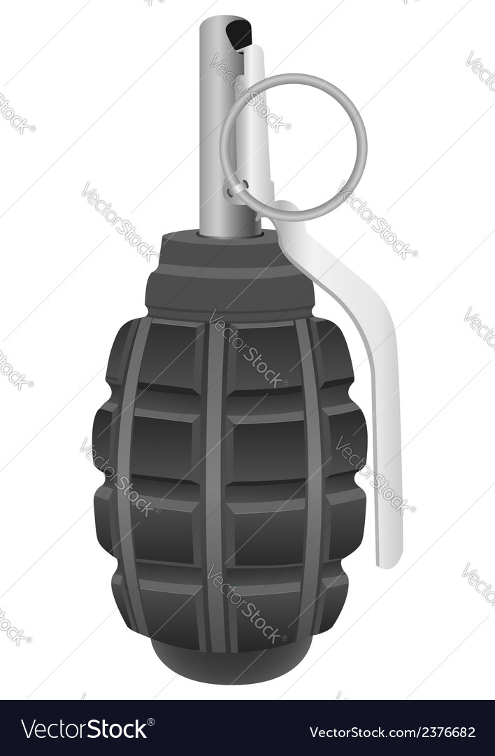 Grenade Royalty Free Vector Image - VectorStock