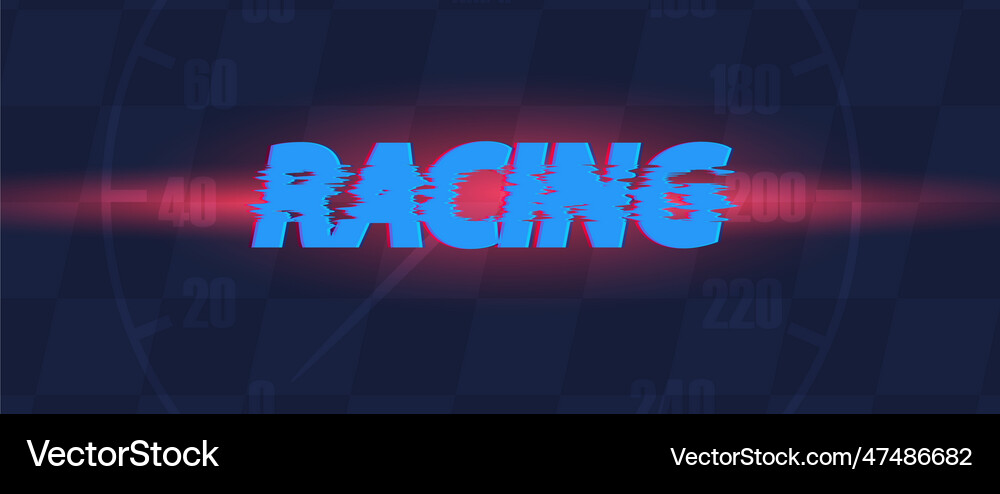 Racing speed background abstraction in car track Vector Image