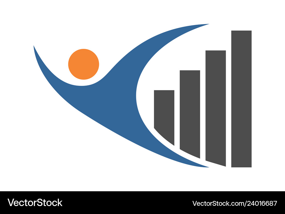 Abstract traffic building signal icon logo Vector Image