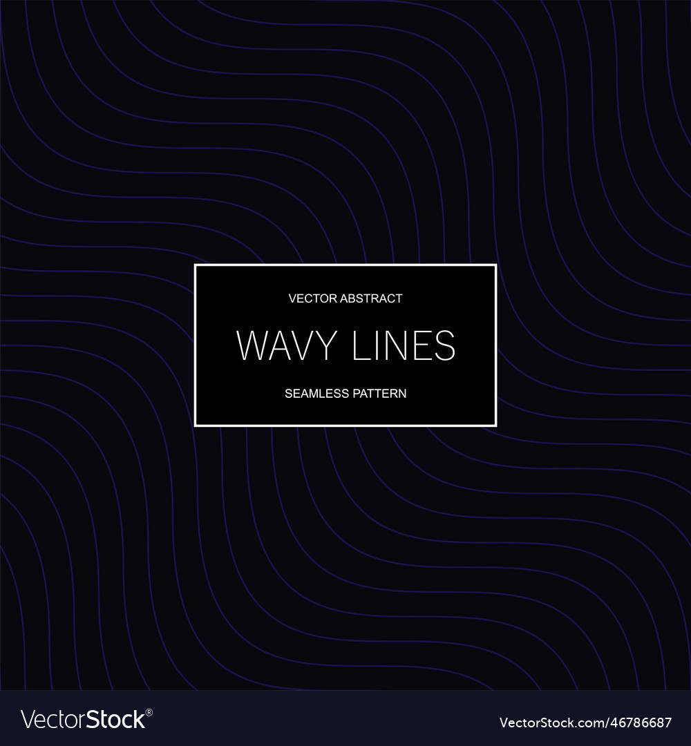 Creative seamless striped wave pattern Royalty Free Vector