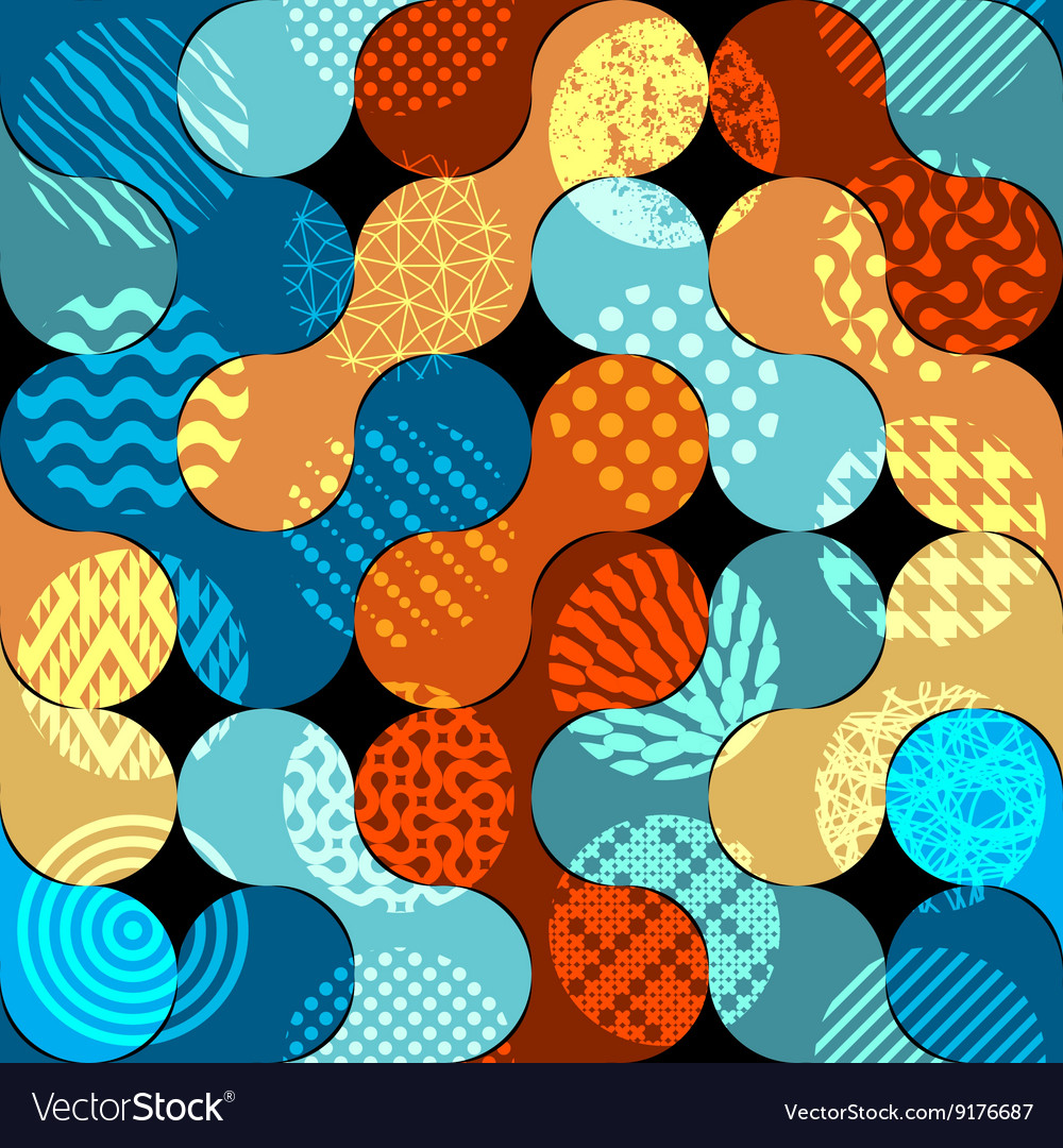 Geometric abstract pattern Royalty Free Vector Image