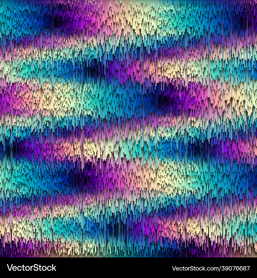 Image with imitation of grunge datamoshing Vector Image