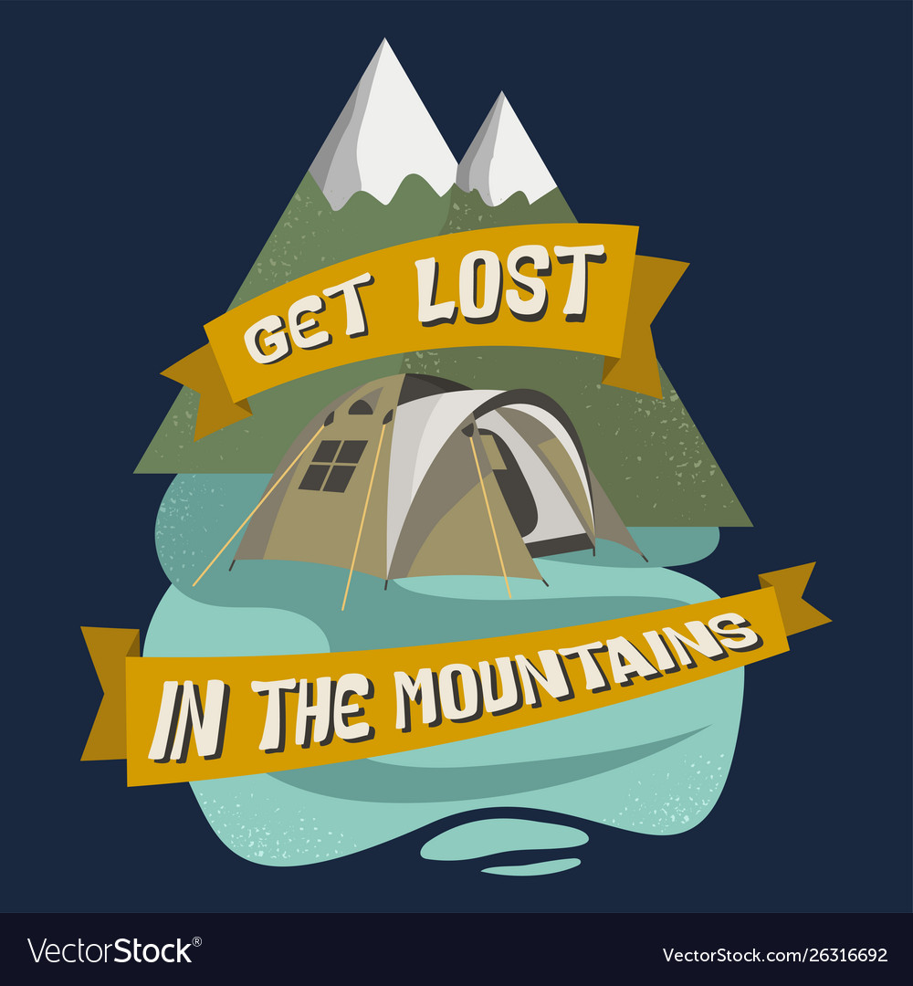 Get lost Royalty Free Vector Image - VectorStock