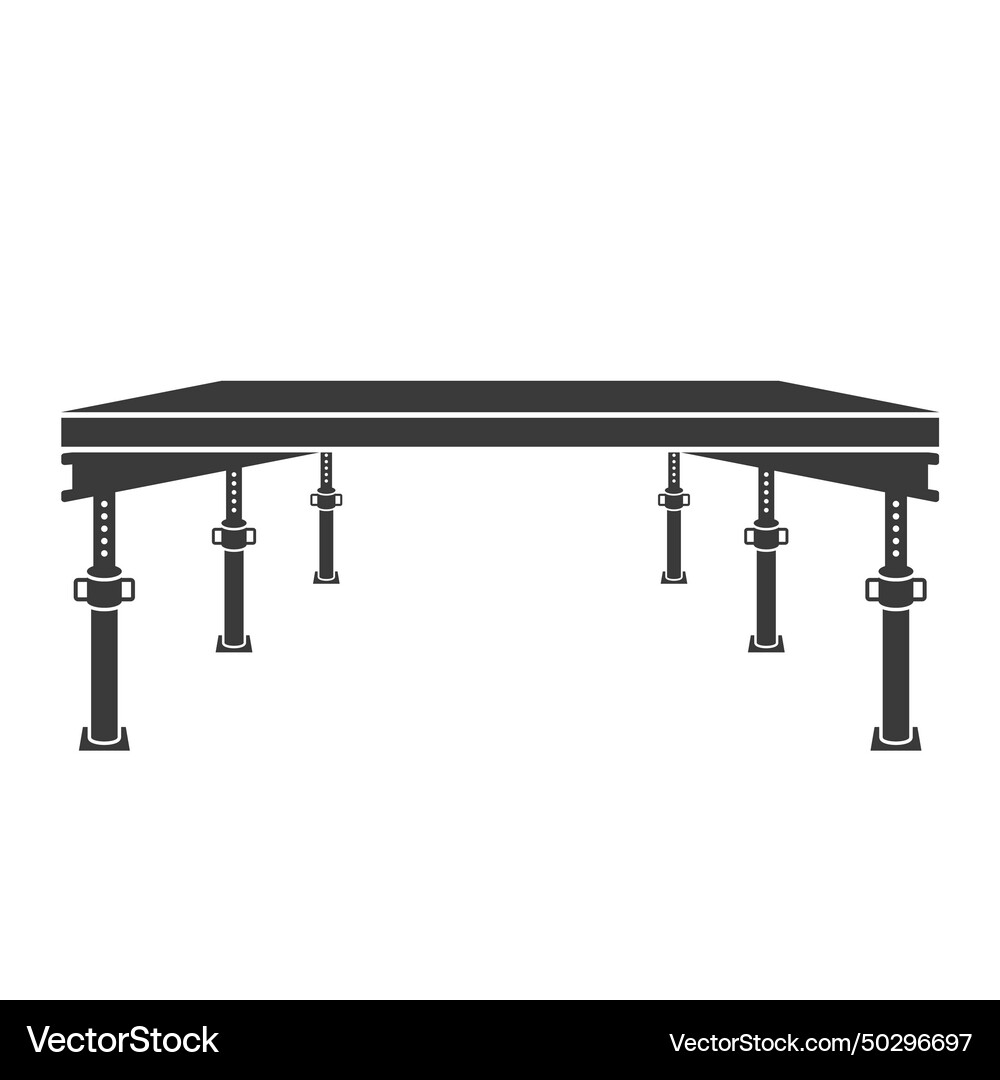 Ceiling supports to support concrete slabs icon Vector Image