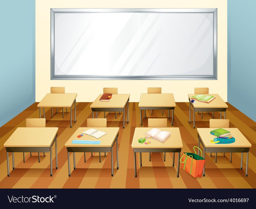 Classroom Royalty Free Vector Image - VectorStock