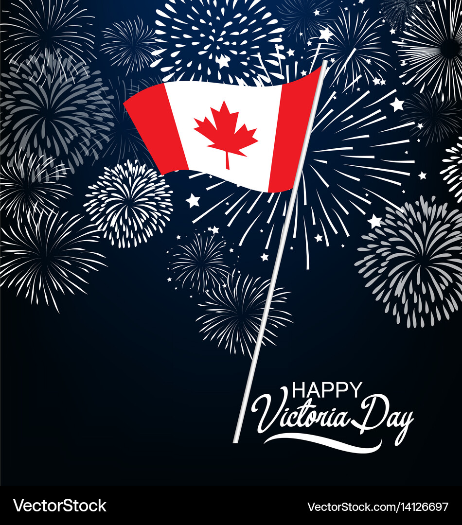 Happy victoria day Royalty Free Vector Image - VectorStock