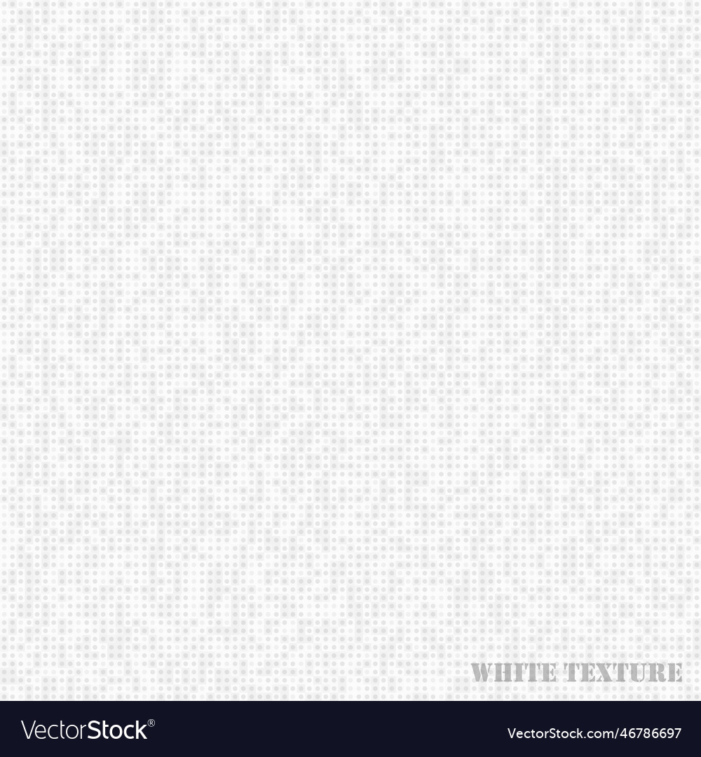 White texture - seamless geometric dotted pattern Vector Image