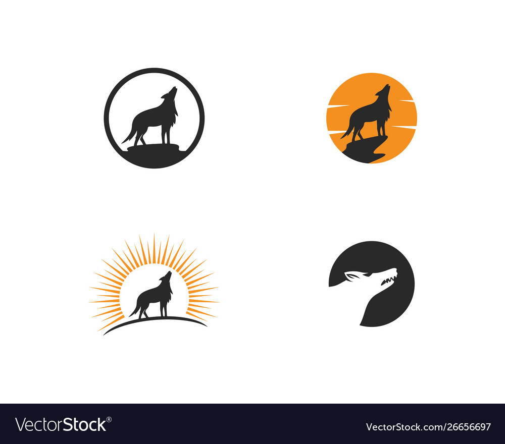 Wolf logo Royalty Free Vector Image - VectorStock
