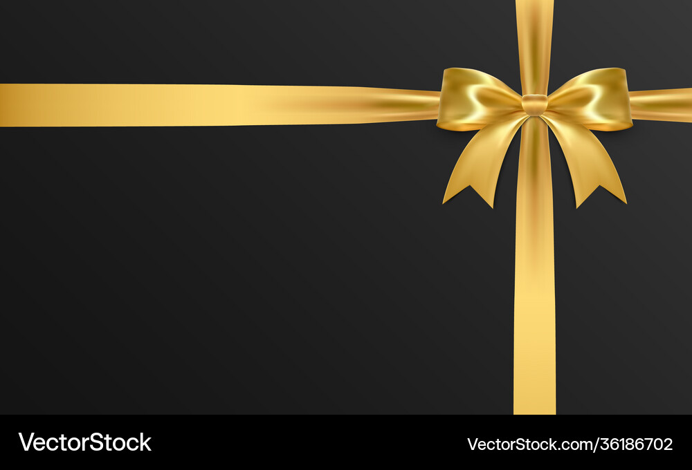 Wallpapers Black And Gold Bow