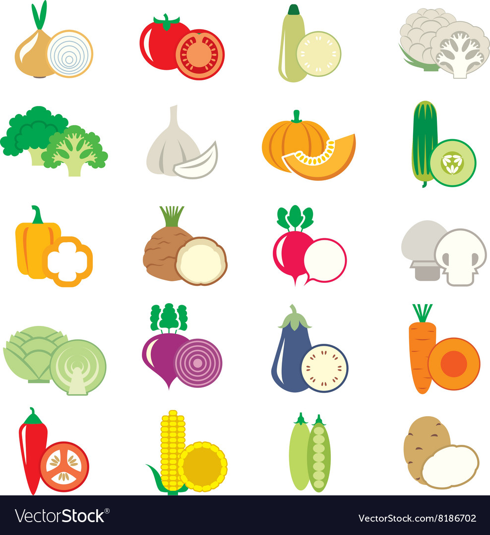 Vegetables Royalty Free Vector Image - VectorStock