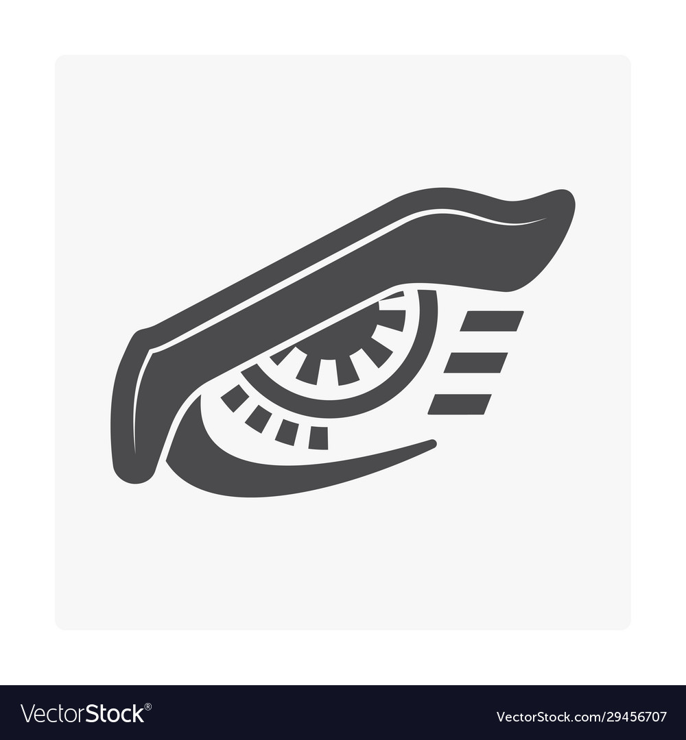 Robotic eye icon Royalty Free Vector Image - VectorStock