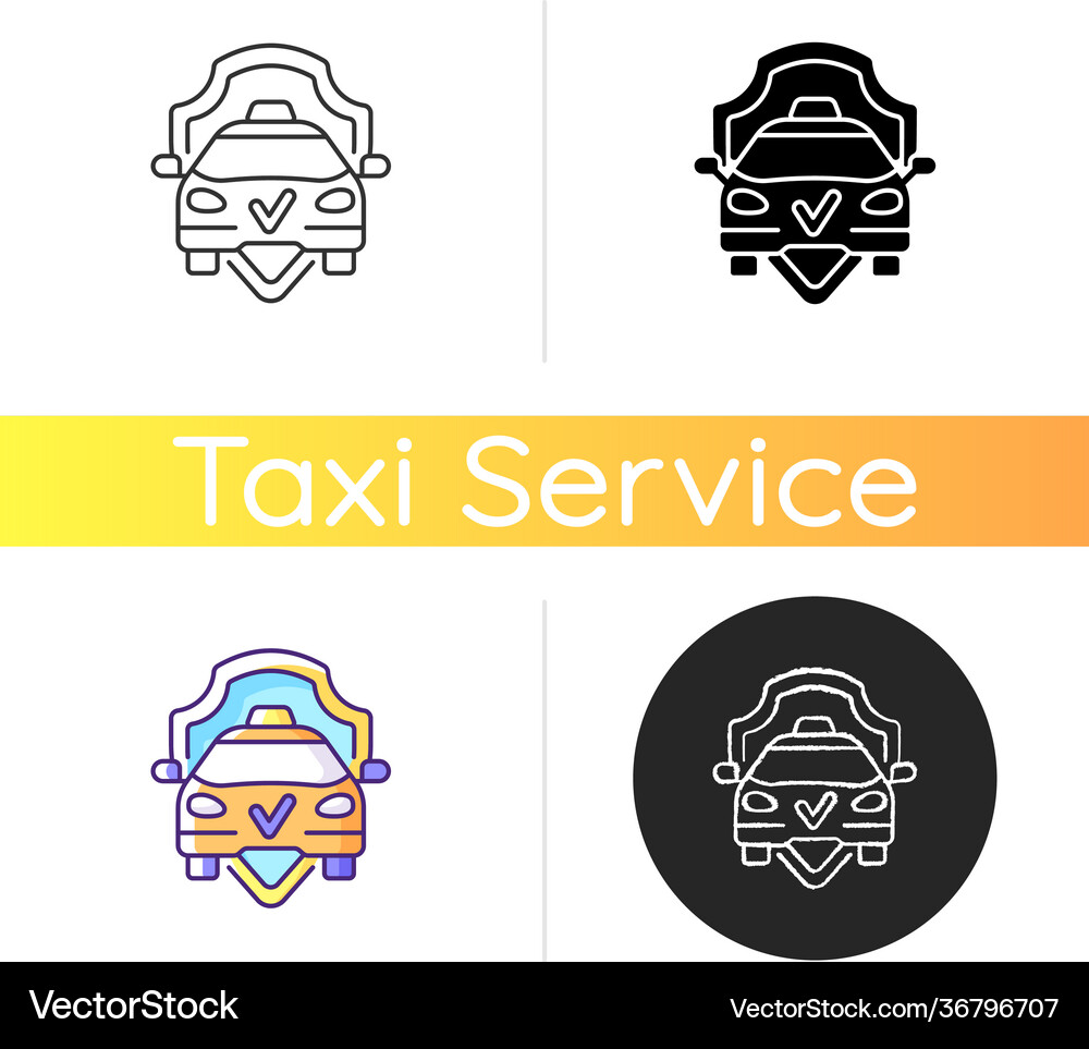 Safe ride icon Royalty Free Vector Image - VectorStock